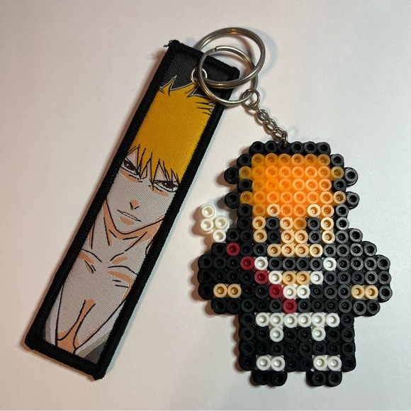 Office | Bleach Ichigo Kurosaki Keychain Pixel Art Bundle | Poshmark